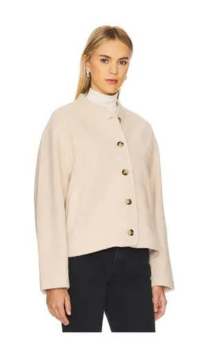 ELODIE THE LABEL Jules Half Coat - Beige