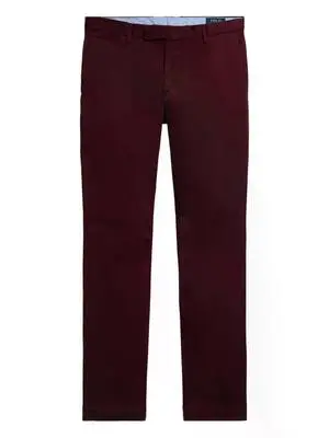 Polo Ralph Lauren Flat-front Trousers With Side Pockets - Red