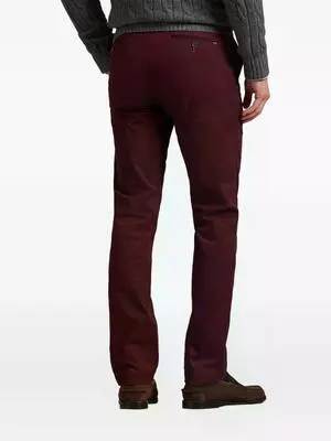 Polo Ralph Lauren Flat-front Trousers With Side Pockets - Red