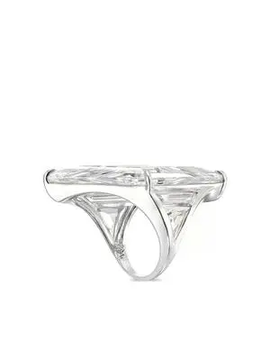 ANABELA CHAN Rhodium Vermeil Trinity's Shard Ring