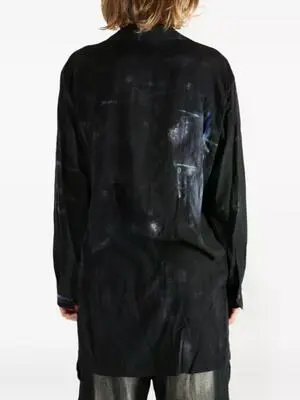 Y’s Graphic Print Long Sleeve Shirt