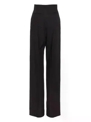 Valentino Garavani High-waisted Wool Trousers