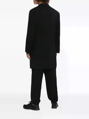 Yohji Yamamoto Single-breasted Wool Coat
