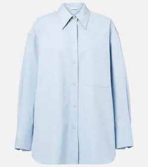 Vince Cotton Poplin Shirt - Blue