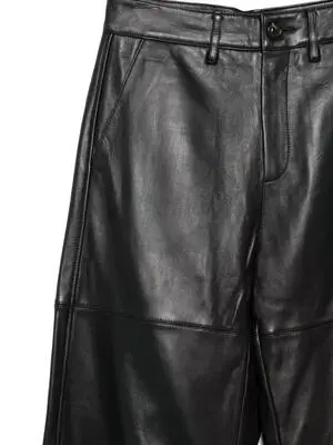 Soeur Leather Panelled Balloon Trousers