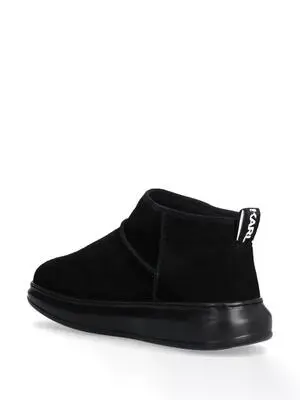 Karl Lagerfeld Wool Logo Print Thermo Boots