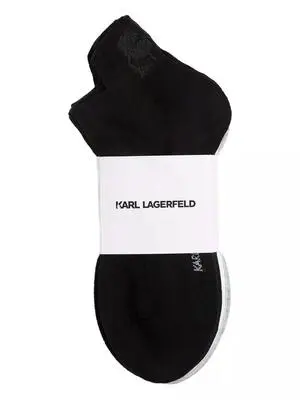 Karl Lagerfeld Logo Detail Ankle Socks
