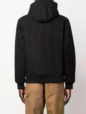 Carhartt Work In Progress Cotton Hooded Jacket With Logo Patch