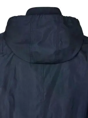STUDIO TOMBOY Hooded Jacket With Elasticated Hem - Blue