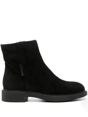 GIANVITO ROSSI Shearling-lined Suede Ankle Boots