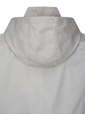 STUDIO TOMBOY Drawstring Hooded Jacket - Grey