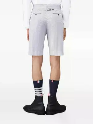 Thom Browne Striped Back-strap Shorts