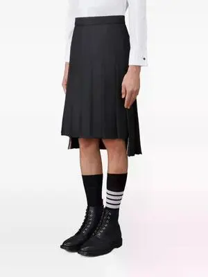 Thom Browne Pleated Back-strap Skirt