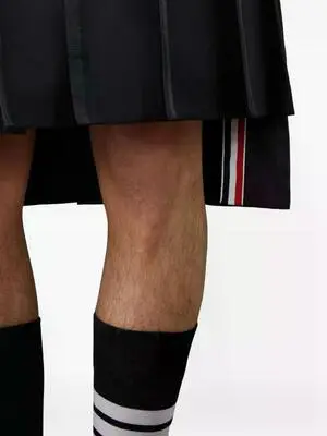Thom Browne Pleated Back-strap Skirt