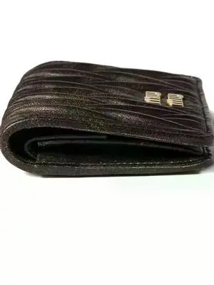 Miu Miu Small Matelassé Nappa Leather Wallet