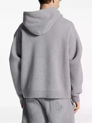 Dsquared2 Hooded Wool Pullover - Grey