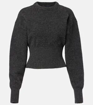 Proenza Schouler Randi Wool And Alpaca-blend Sweater - Grey