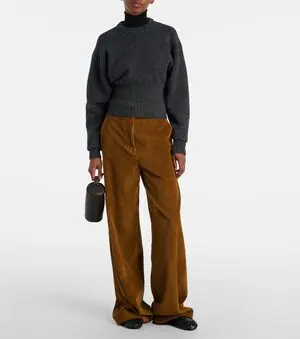 Proenza Schouler Randi Wool And Alpaca-blend Sweater - Grey