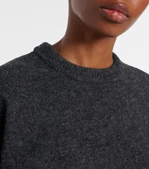 Proenza Schouler Randi Wool And Alpaca-blend Sweater - Grey