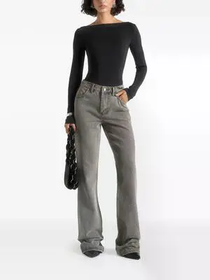 Manière De Voir Maniere De Voir Flared Jeans - Grey