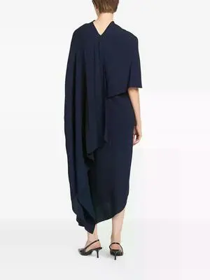 Ports 1961 Draped Cape Midi Dress