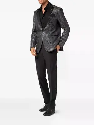 BILLIONAIRE Snakeskin-jacquard Blazer