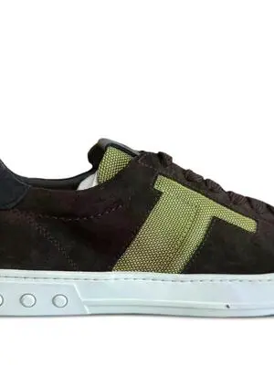 TOD'S Suede Leather Sneakers - Brown