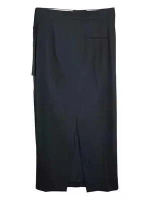 THE ROW Tie-detail Split Skirt