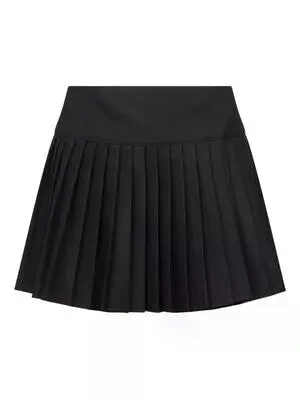 Off-White Pleated Logo-print Mini Skirt