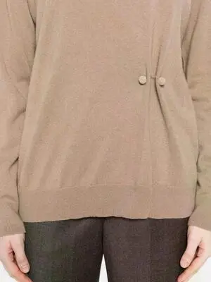 Fabiana Filippi High-neck Button Detail Sweater