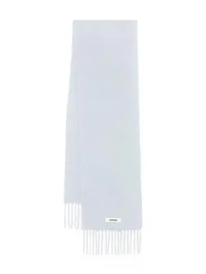 Jacquemus Fringed Wool Scarf - Blue