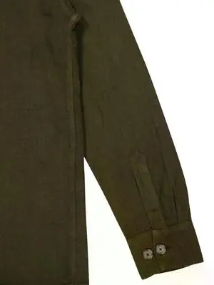 120% Lino Cargo-pockets Linen Shirt