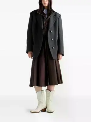 Prada Re-nylon Circle Skirt - Brown