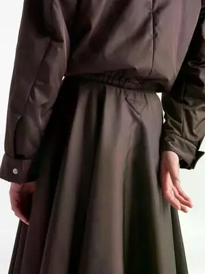 Prada Re-nylon Circle Skirt - Brown