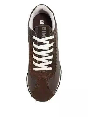 Bimba Y Lola Scalloped Trim Lace-up Sneakers