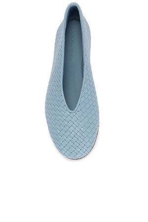 Bottega Veneta Woven Leather Ballet Flats