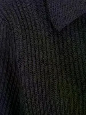 Sibel Saral Ribbed Polo Sweater