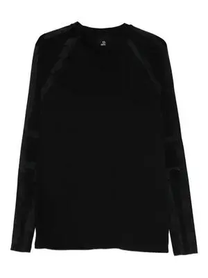 THOM KROM Panelled Long Sleeve Sweater