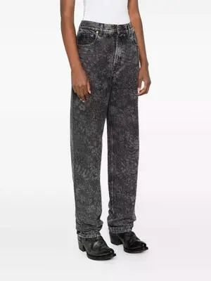 GOLDEN GOOSE Acid Wash Cotton Jeans