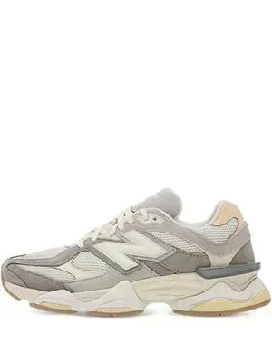 NEW BALANCE 9060 Mesh And Suede Sneakers - Grey