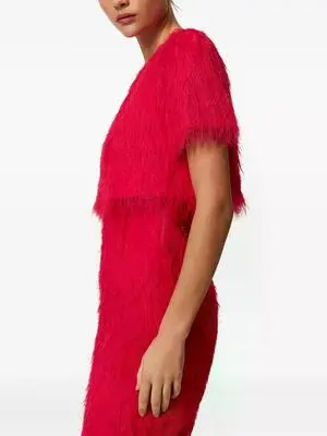 TWINSET Feather-effect Cropped Jacket
