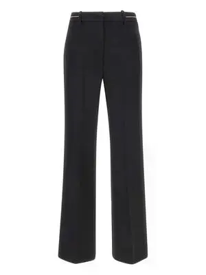 KAOS Chain-trimmed Tailored Trousers - Black