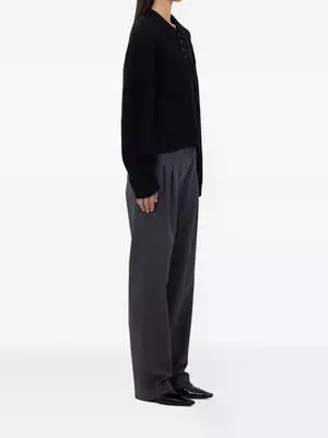 Loulou De Saison Ribbed Polo Neck Sweater