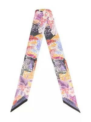 LANCEL Lancel Jungle Motif Headband Purple
