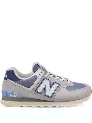 NEW BALANCE 574 Suede Low Top Sneakers - Grey