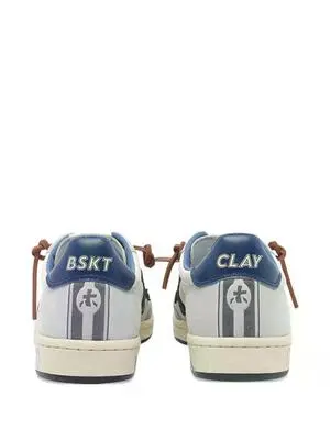 Premiata Bskt Clay 7617 Leather Sneakers