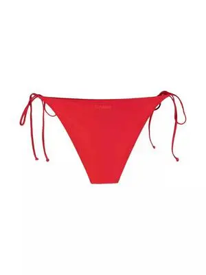 GANNI Recycled Polyamide Blend Bikini Bottoms With Side Ties