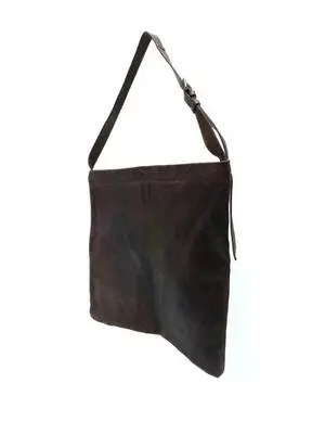 SOMMET Buckle-strap Leather Tote Bag