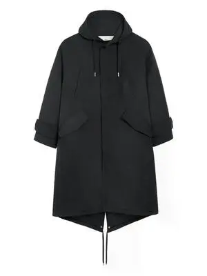 AMI Paris Padded Parka Jacket With Drawstring Hood