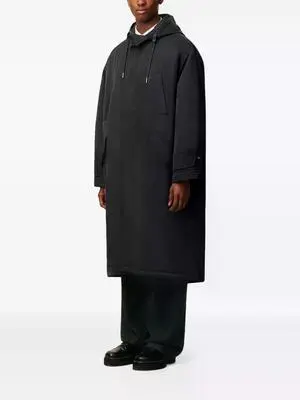 AMI Paris Padded Parka Jacket With Drawstring Hood